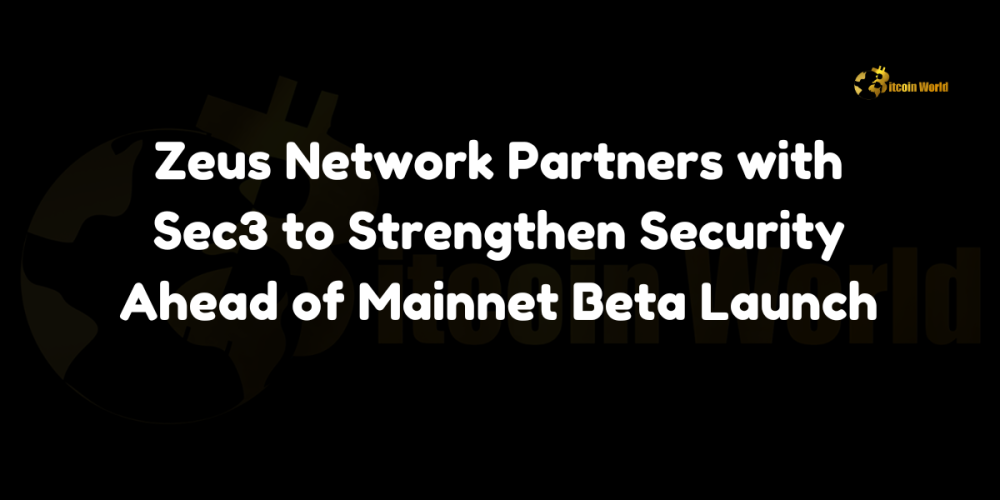 Zeus Network Mainnet Beta Security Partnership - BitcoinWorld
