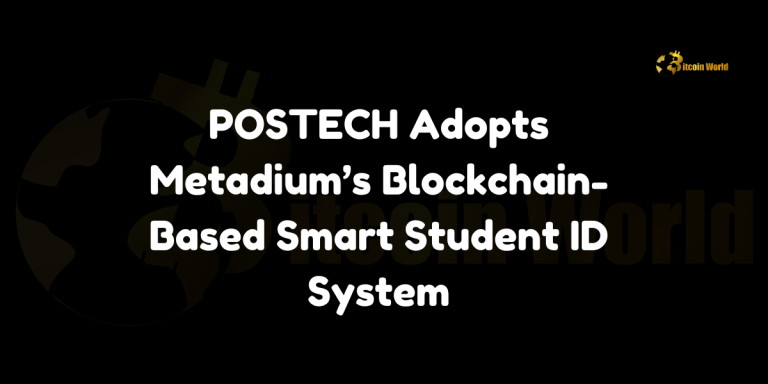 POSTECH Adopts Metadium’s Blockchain-Based Smart Student ID System - BitcoinWorld
