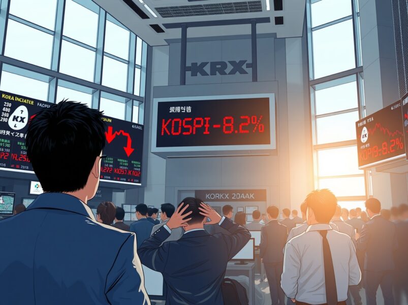 Kospi Circuit Breaker Activated: South Korean Market Plunges 8% ...