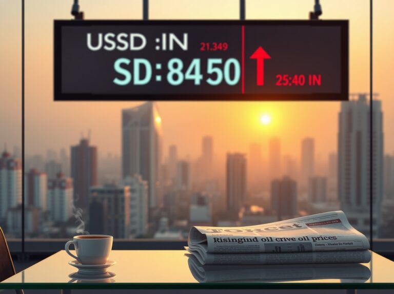 USD/INR All-Time High Looms as Surging Oil Prices Crush Rupee Sentiment